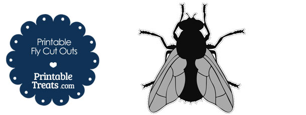 Printable Fly Cut Out — Printable Treats.com