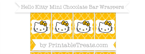 Free Amber Moroccan Tile Hello Kitty Mini Chocolate Bar Wrappers ...