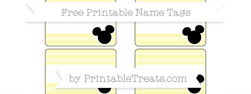 Free Printable Mickey Mouse Name Tags - Printable Word Searches