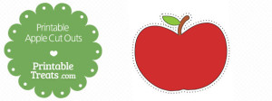 Printable Apple Cut Outs — Printable Treats.com