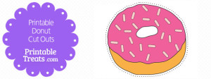 Printable Donut Cut Outs — Printable Treats.com