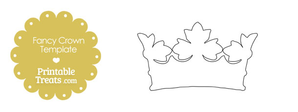 Printable Fancy Crown Template — Printable Treats.com
