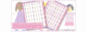Free Printable Girly Stationery — Printable Treats.com