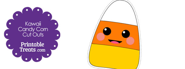 Printable Candy Corn Number Cut Outs — Printable Treats.com