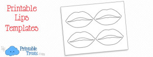 Printable Lip Templates — Printable Treats.com