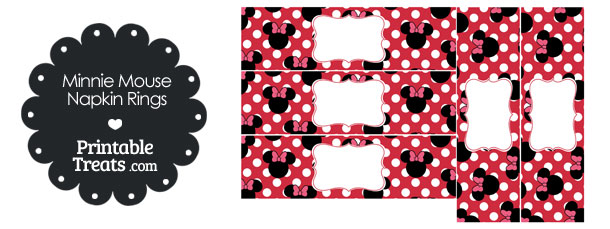 Free Ruby Pink Elephant Napkin Rings — Printable Treats.com