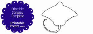 Printable Stingray Template — Printable Treats.com