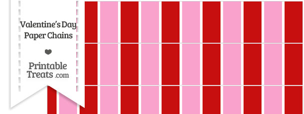 Valentines Day Paper Chains — Printable Treats.com