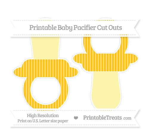 Baby Pacifier Template Printable