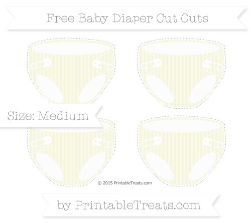 Printable Cut Out Baby Diapers
