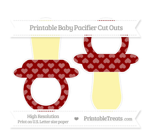 Baby Pacifier Template