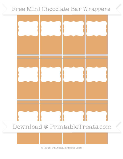 Fawn DIY Mini Chocolate Bar Wrappers — Printable Treats.com