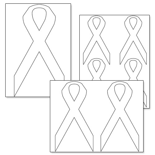 Printable Awareness Ribbon Template Printable Treats