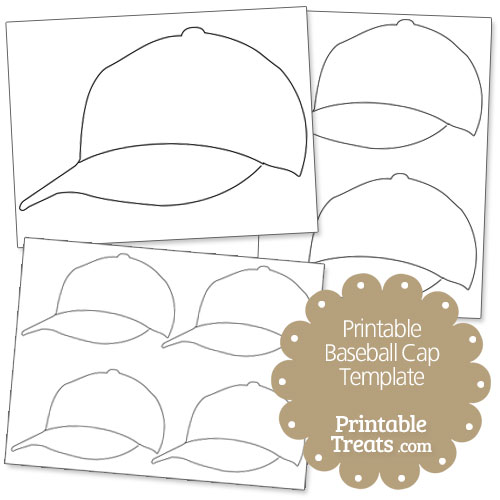 Printable Paper Baseball Cap Template