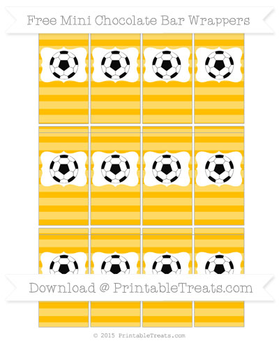 Free Amber Horizontal Striped Soccer Ball Mini Chocolate Bar Wrappers ...